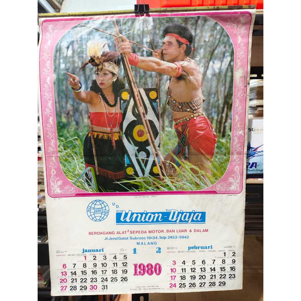 Jual Kalender jadul Kalender 1980 Union Djaja | Shopee Indonesia