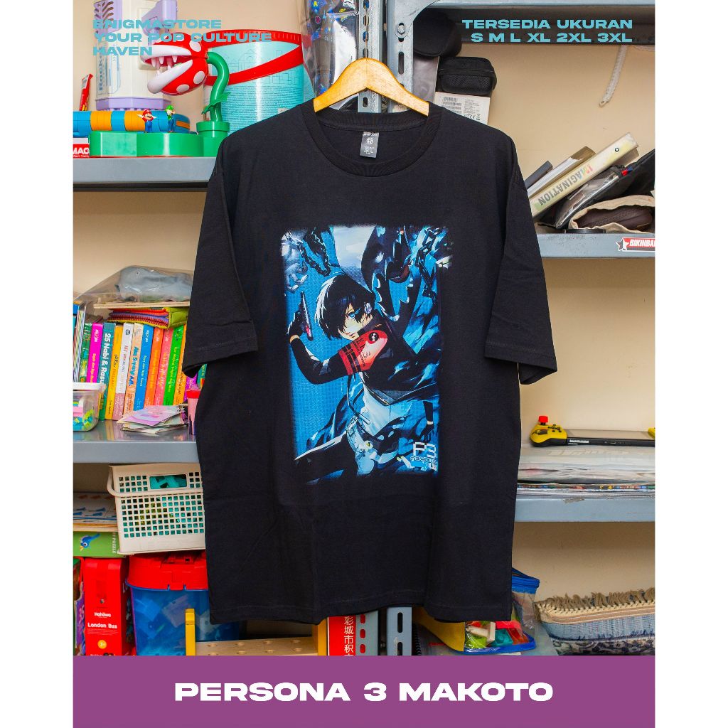 Jual KAOS GAMING PERSONA 3 RELOAD MAKOTO YUKI | Shopee Indonesia