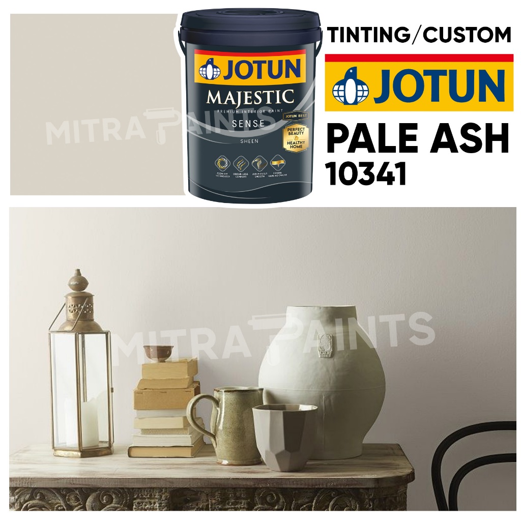 Jual JOTUN MAJESTIC SENSE WARNA PALE ASH 10341 20 LITER / CUSTOM ...