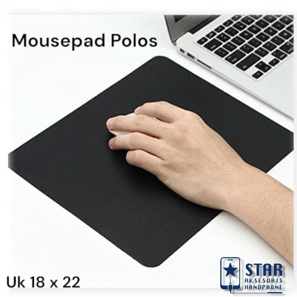 Jual [ GROSIR ] Mouse pad Polos Hitam Tatakan Mouse Komputer | Shopee ...
