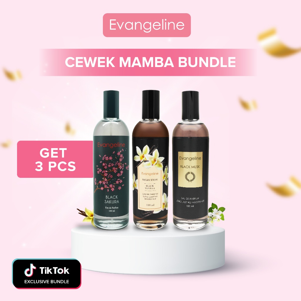 Jual GET 3 | Cewek Mamba Bundle | Evangeline Black Sakura, Black ...