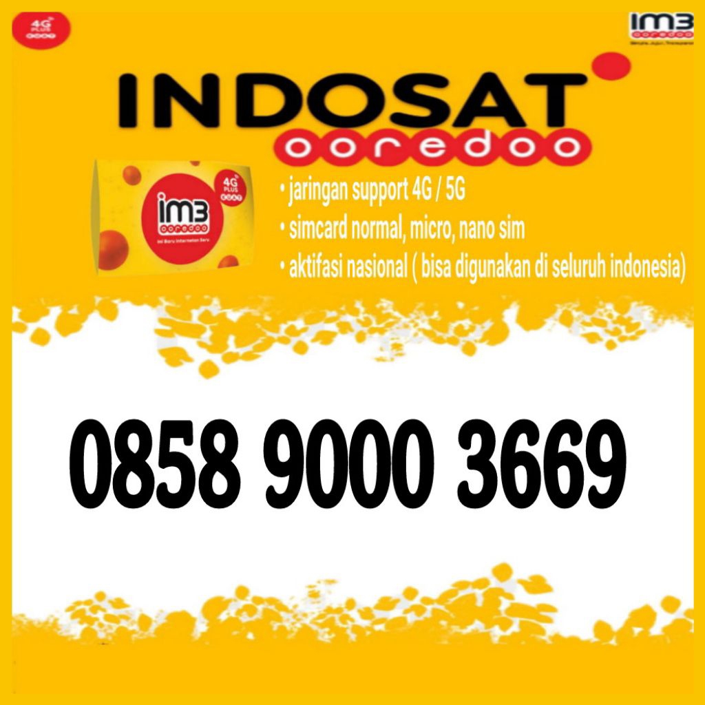 Jual kartu perdana indosat m3 | Shopee Indonesia