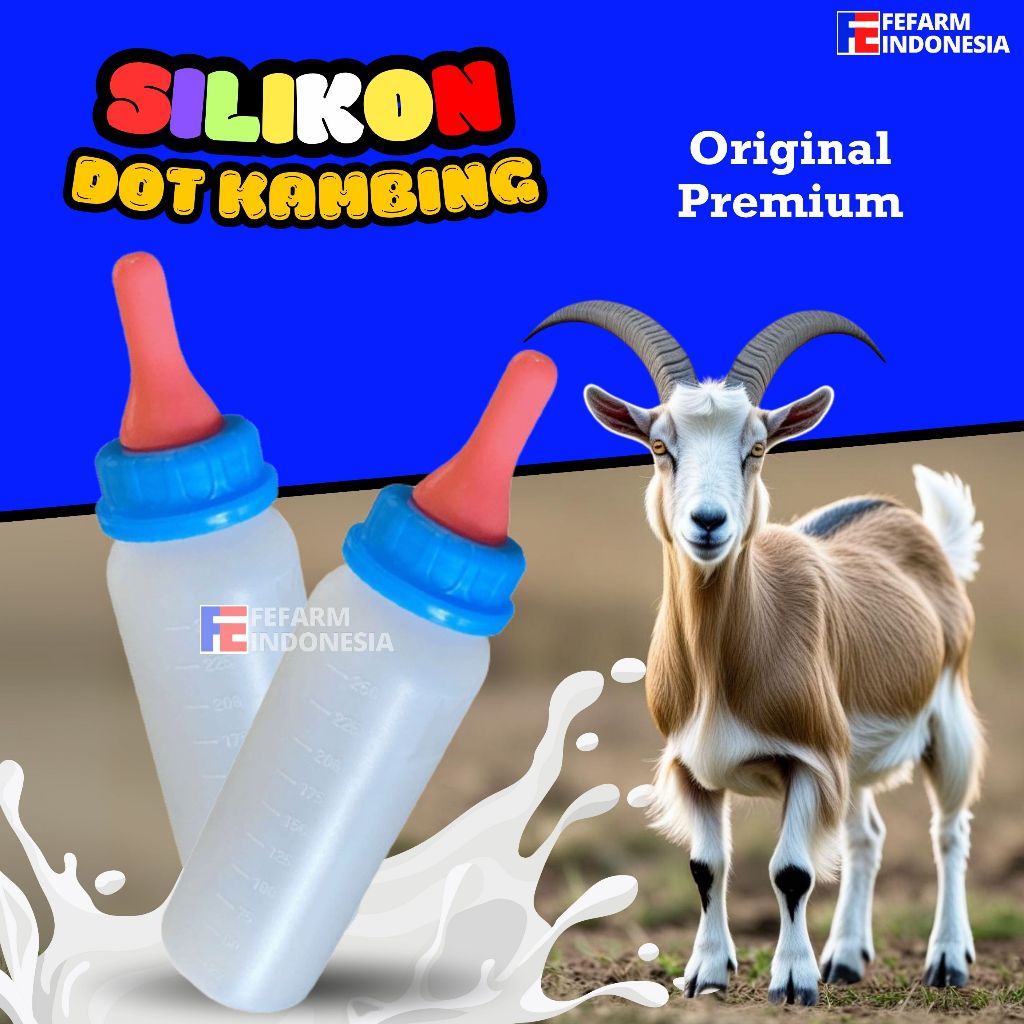 Jual DOT CEMPE BOTOL DOT KAMBING PUTIH BIRU BOTOL SUSU KAMBING BOTOL ...
