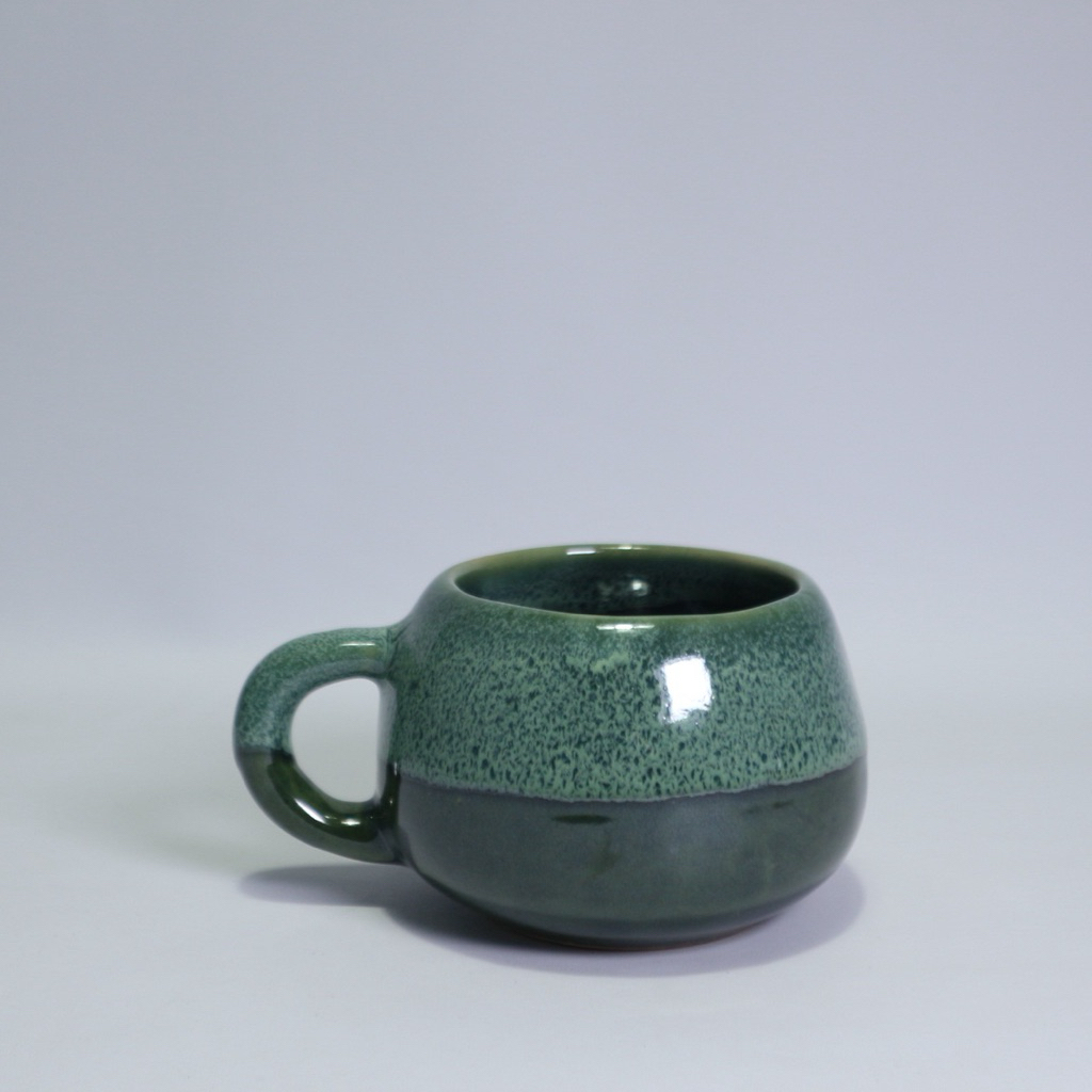 Jual MOMO cup - green forest - keramik handmade - pottery - burat ...