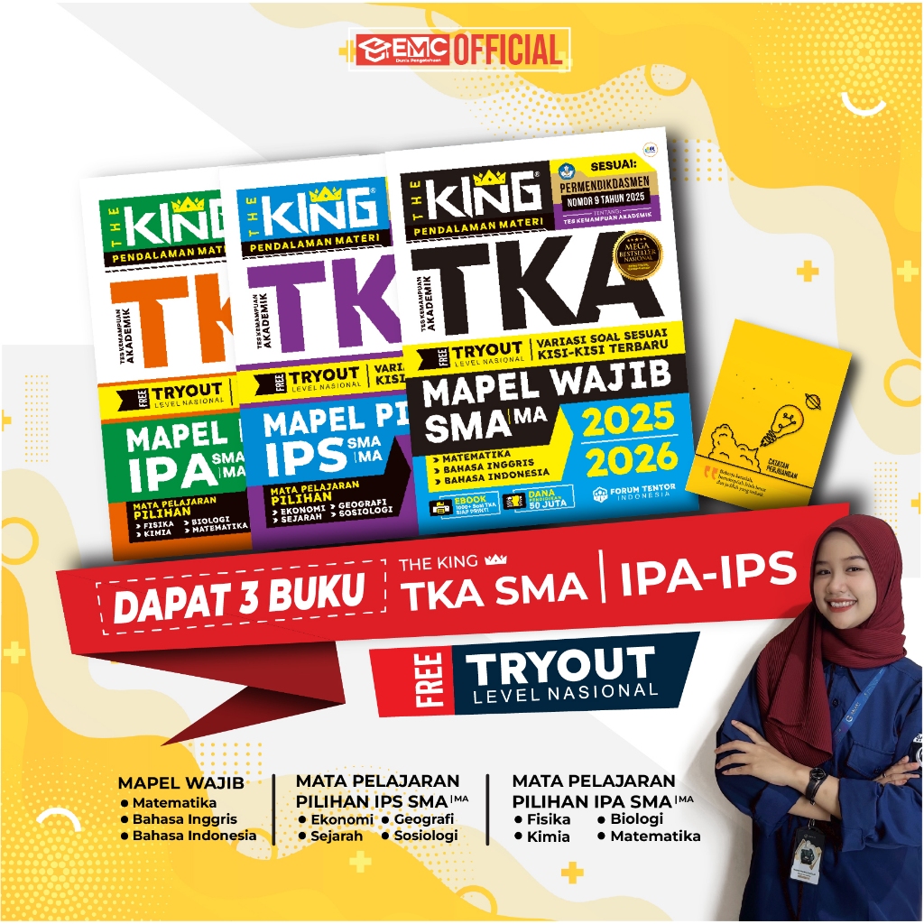 Jual TERLARIS! BUKU TKA SMA IPA IPS THE KING PENDALAMAN MATERI MAPEL ...