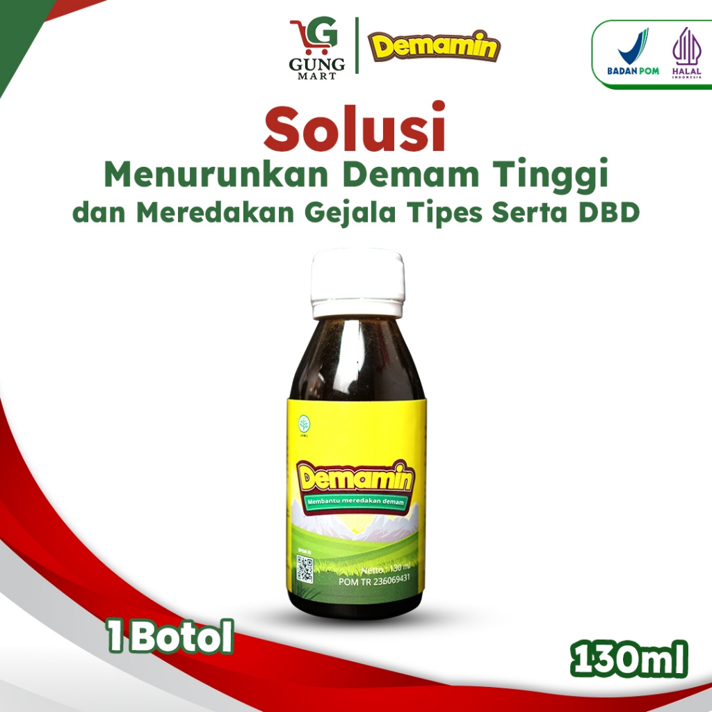 Jual Herbal Demamin Madu Alami 100% Asli Atasi Demam Berdarah & Demam ...
