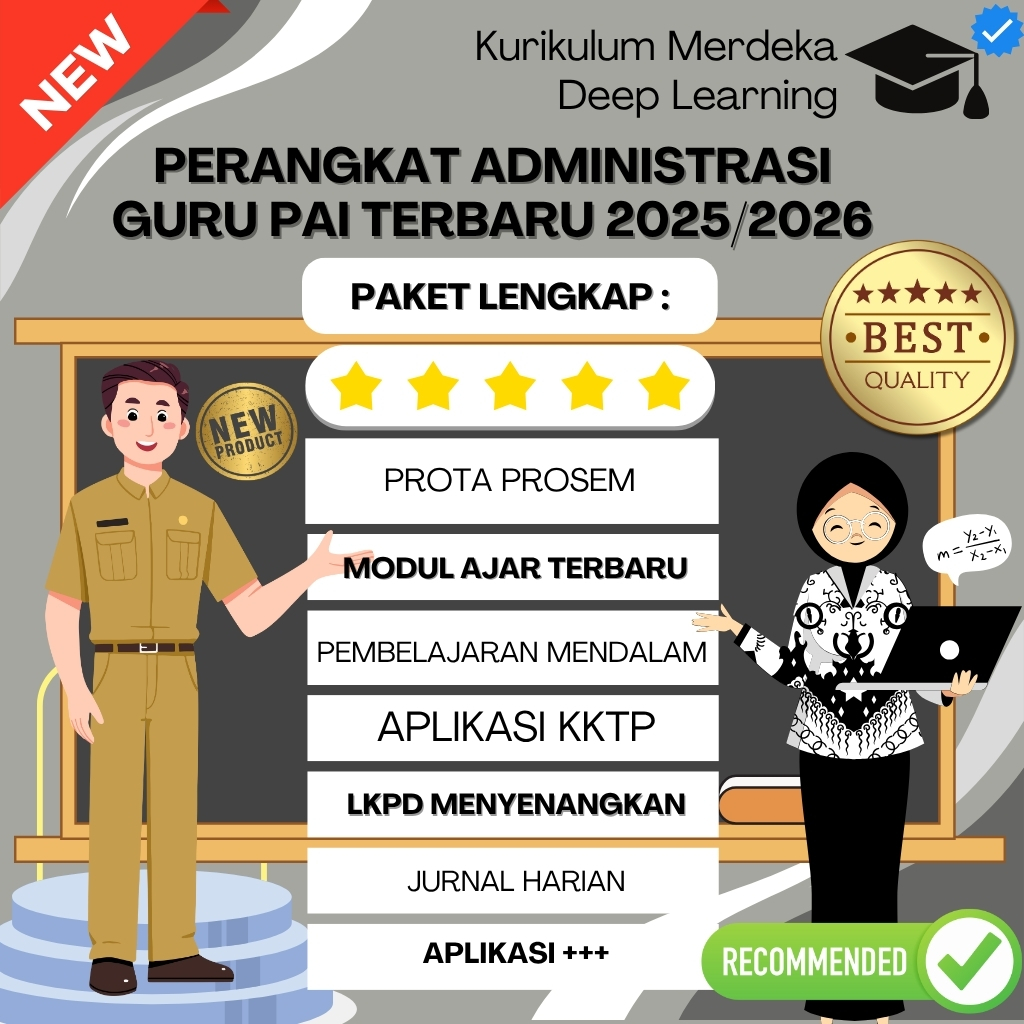 Jual Perangkat Ajar Guru PAI SD 1-6 Terbaru 2026 Semester 1&2 ...