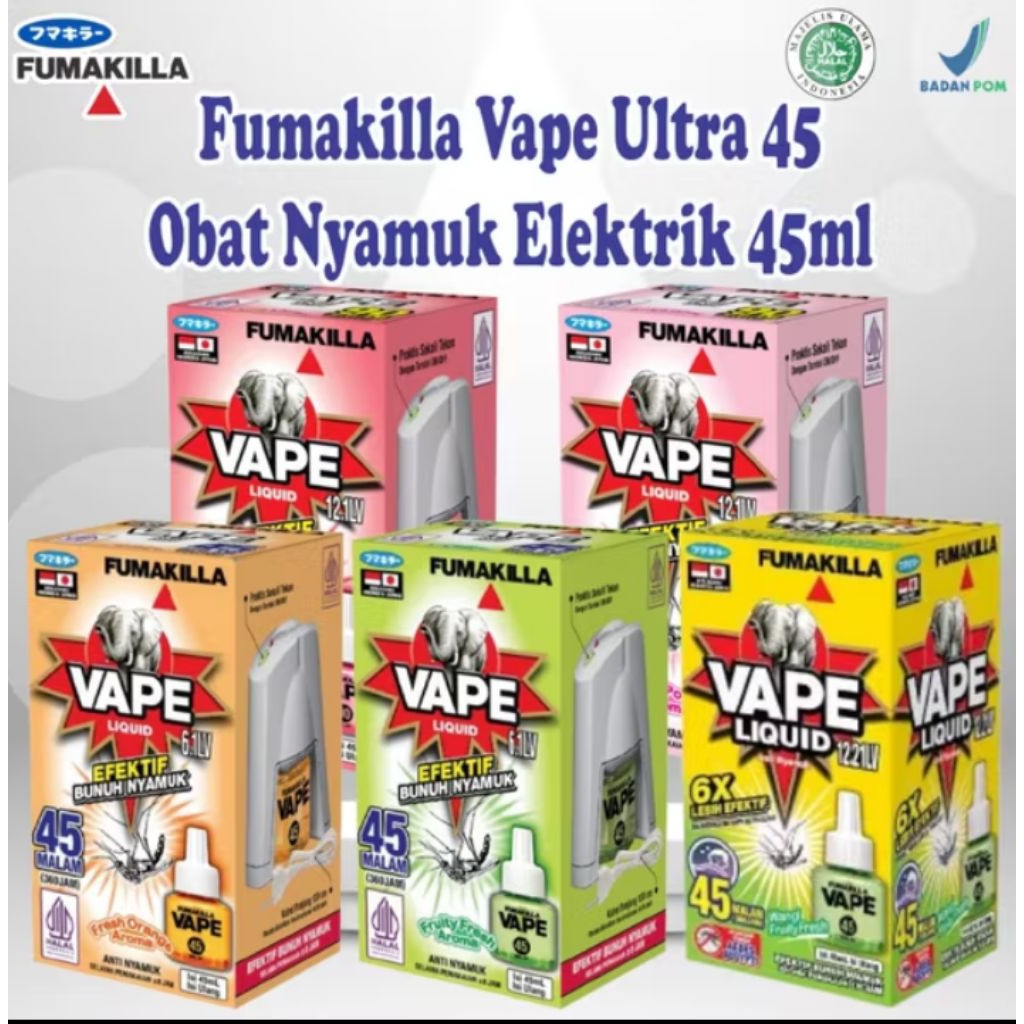 Jual VAPE LIQUID REFILL 45 MALAM | Shopee Indonesia