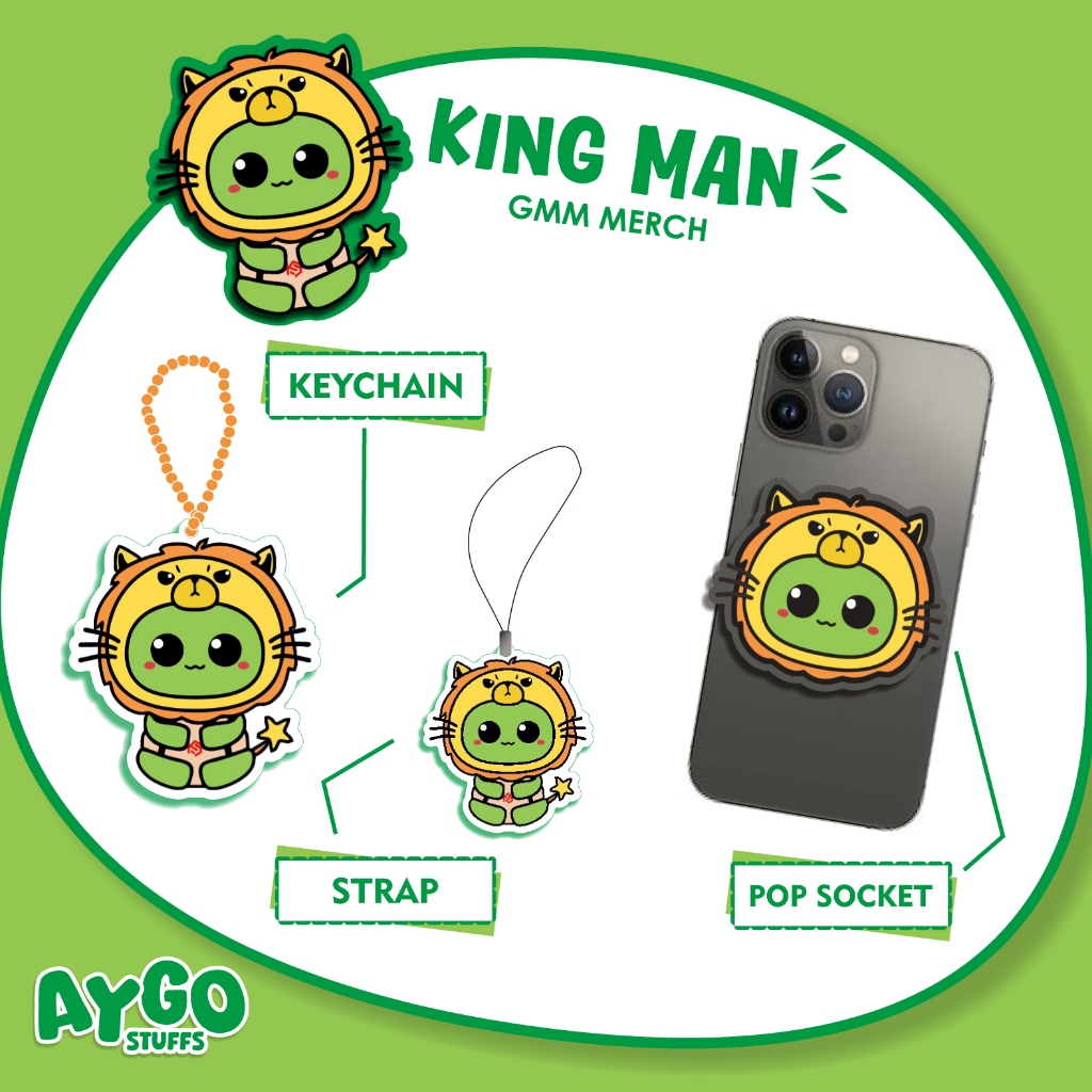 Jual MERCHANDISE GMM MASCOT - KINGMAN (KRIST-SINGTO) | Shopee Indonesia