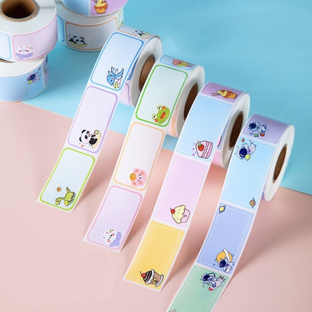 Jual HAPPY 250 PCS STIKER DIY LABEL NAMA STICKER NAME TEMPEL | Shopee ...