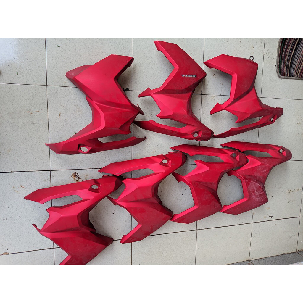 Jual Body ADV 160 sayap depan second copotan bahan repaint warna merah ...