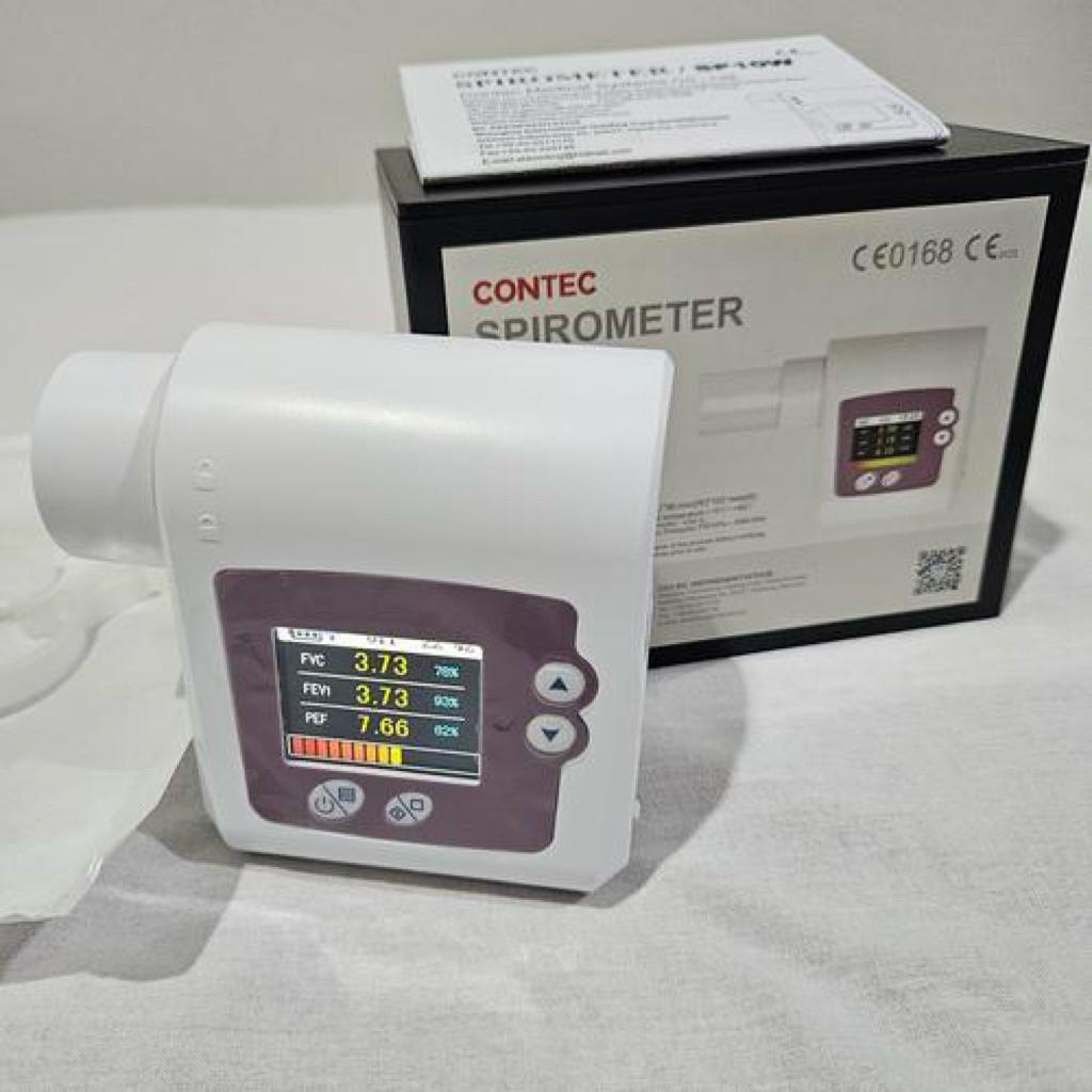 Jual Contec SP10 Digital Spirometer Lung Breathing Diagnostic Spirometry PE | Shopee Indonesia