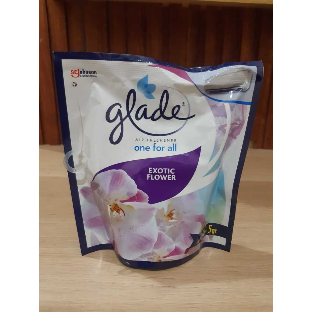 Jual Glade One For All Exotic Flower Refill 70+5 gr | Shopee Indonesia