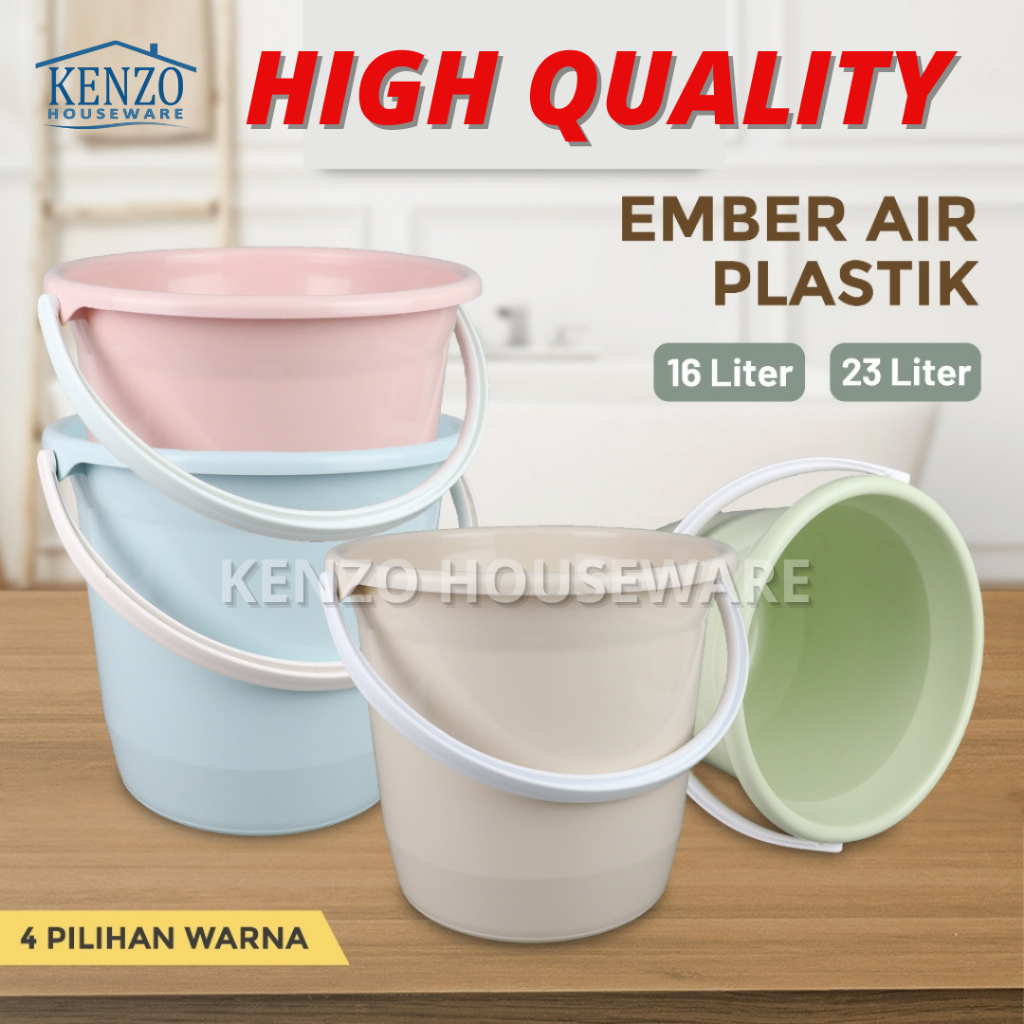 Jual Ember Air Plastik 23 Liter 801 REDHOUSE Ember Tanpa Tutup Warna ...