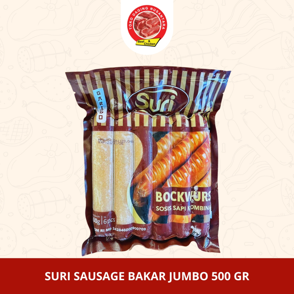 Jual SURI SOSIS SAUSAGE BAKAR JUMBO 500GR | Shopee Indonesia