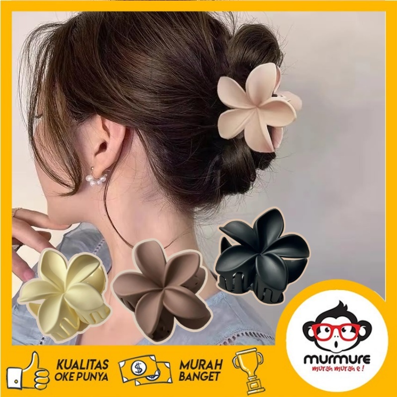 Jual MURMURE | JEPIT BALI 8 CM DOFF JEPIT RAMBUT LUCU BUNGA KAMBOJA ...