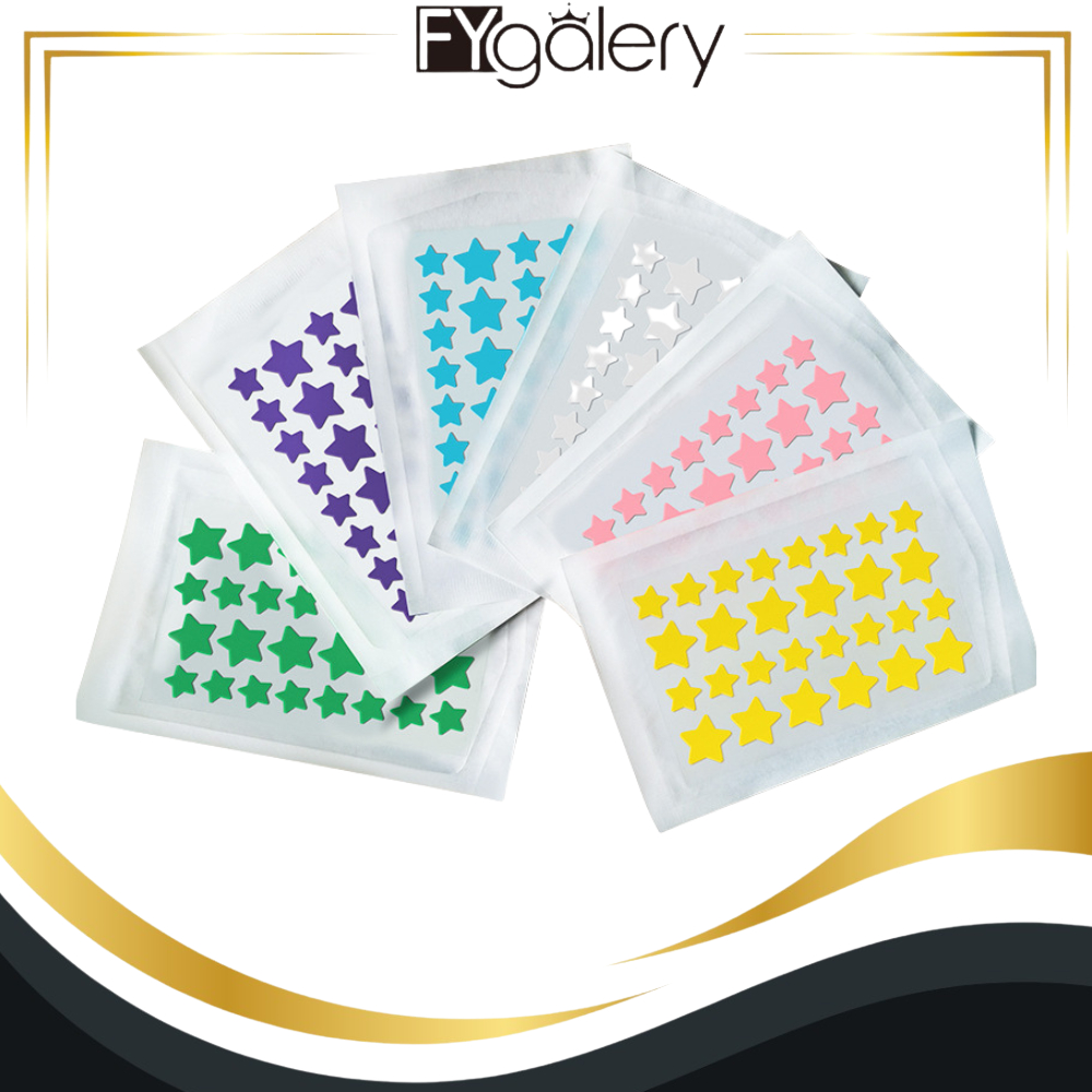 Jual FYgalery Acne Patch Bentuk Lucu Sticker Jerawat Motif Warna Warni ...