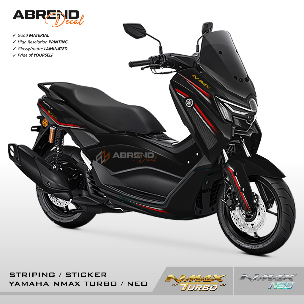 Jual Abrend Decal - Striping Sticker Yamaha Nmax Turbo Neo 2024 Simpel ...