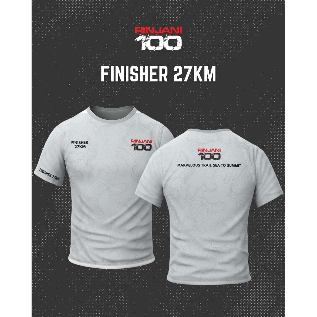 Jual Jersey Run Rinjani Finisher 27-162km New Free Custom | Shopee ...