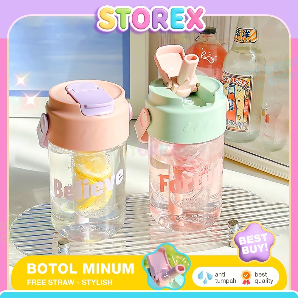 Jual Storex Botol Minum Transparan Botol Air Infused Water Botol Minum ...