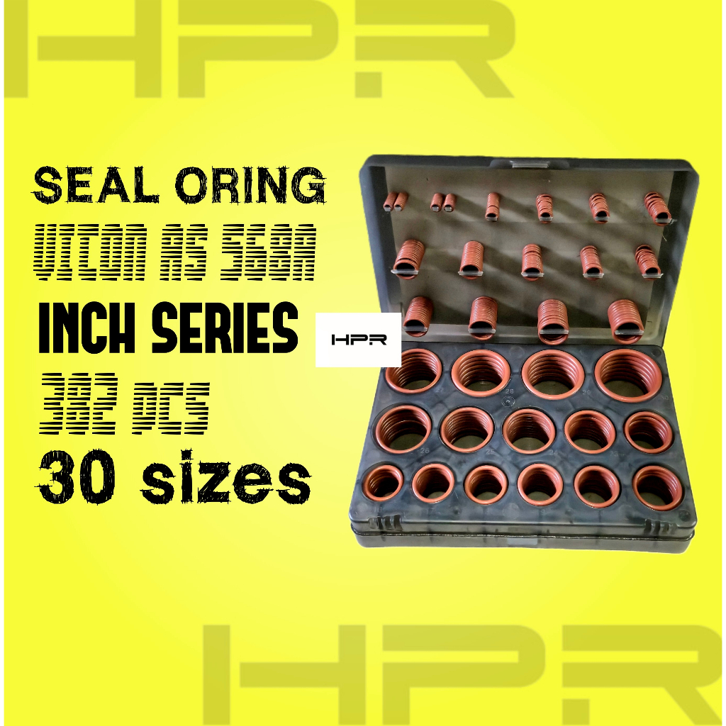 Jual Oring Viton Seal Rubber Set Box Kit - Inch Series AS568A - O-ring ...