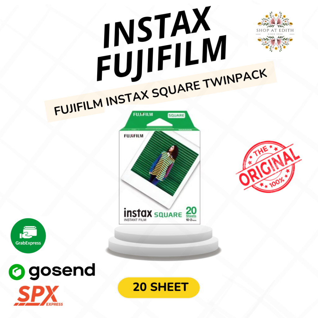 Jual Fujifilm Instax Square Paper Film Refill Original Film Plain ...