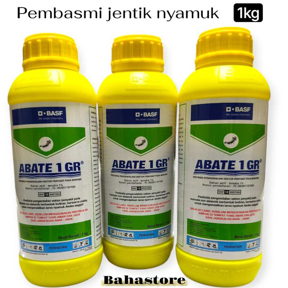 Jual Abate 1GR Kemasan Botol 1 kg Racun Pembasmi Jentik Nyamuk DBD ...