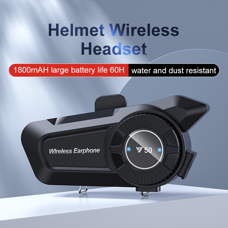 Jual JZAQ Y50 Headset Helm Bluetooth / HeadPhone Helm Bluetooth ...