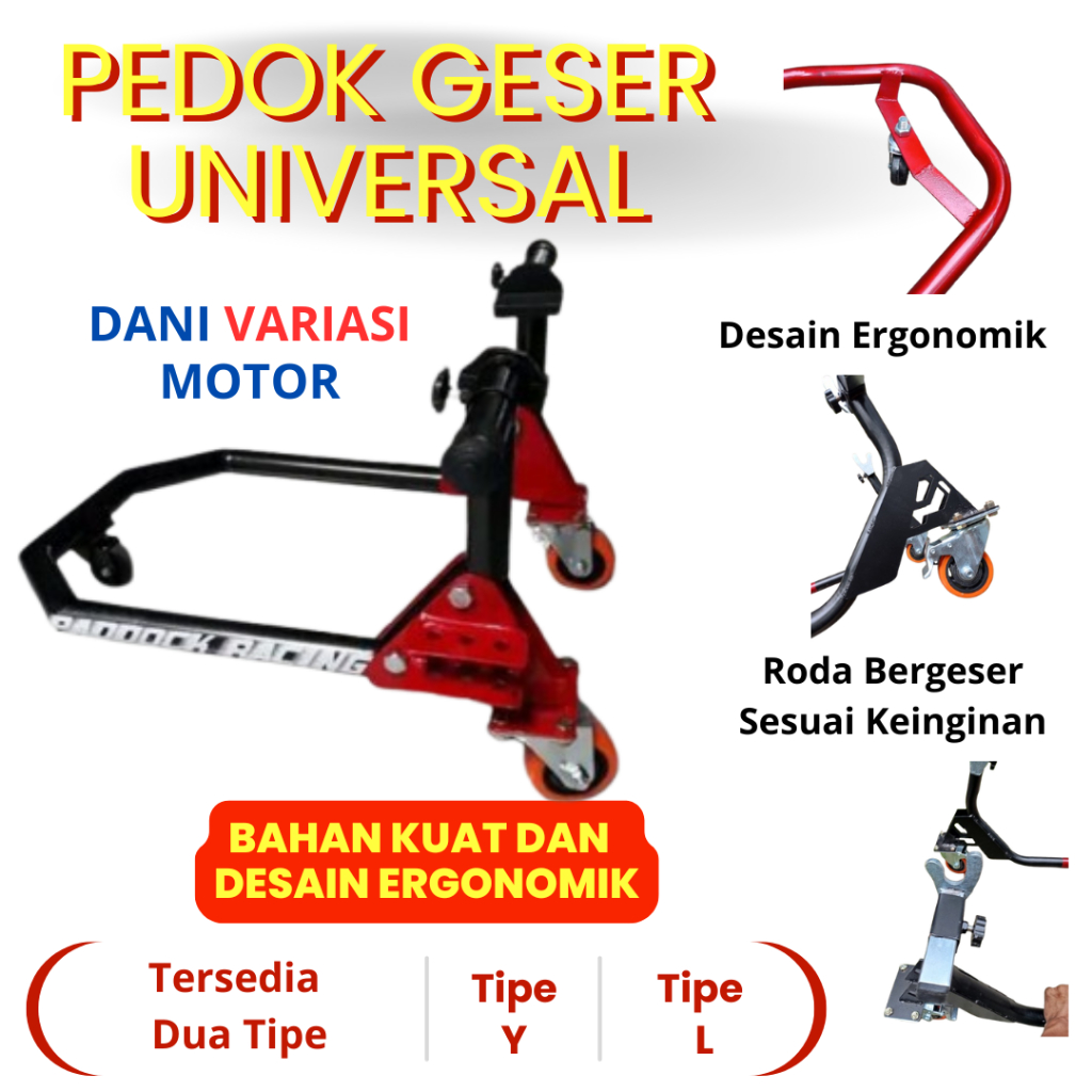 Jual Standar Paddock Mover Ninja R15 GSX CBR Satria FU ER 6f MT ZX 25R ...