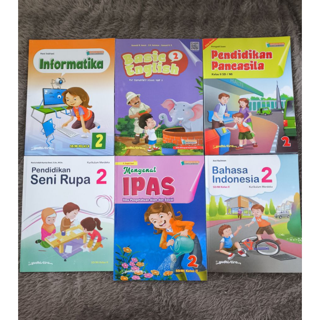 Jual YUDHISTIRA_BUKU PELAJARAN KURIKULUM MERDEKA KELAS 2 SD/MI YUDISTIRA | Shopee Indonesia