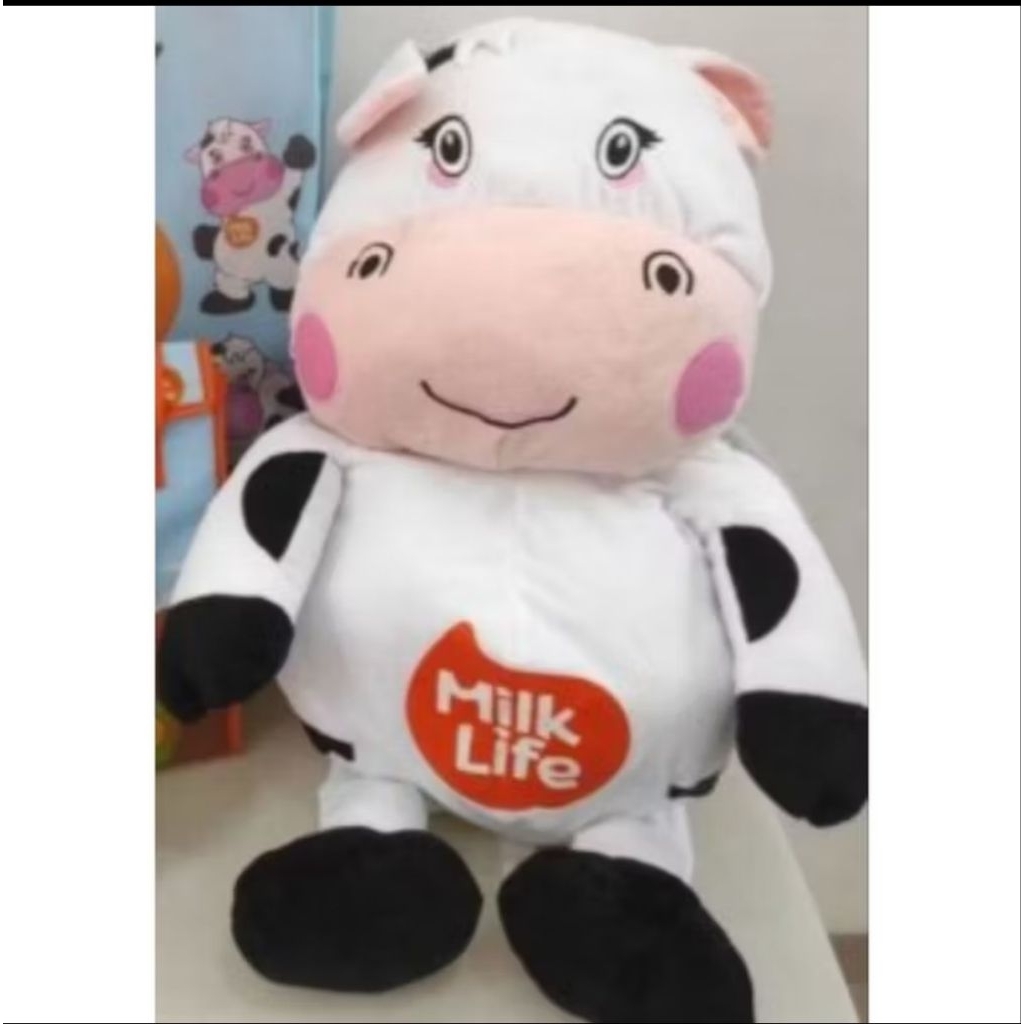 Jual boneka tas sapi milk life viral PRJ rare | Shopee Indonesia