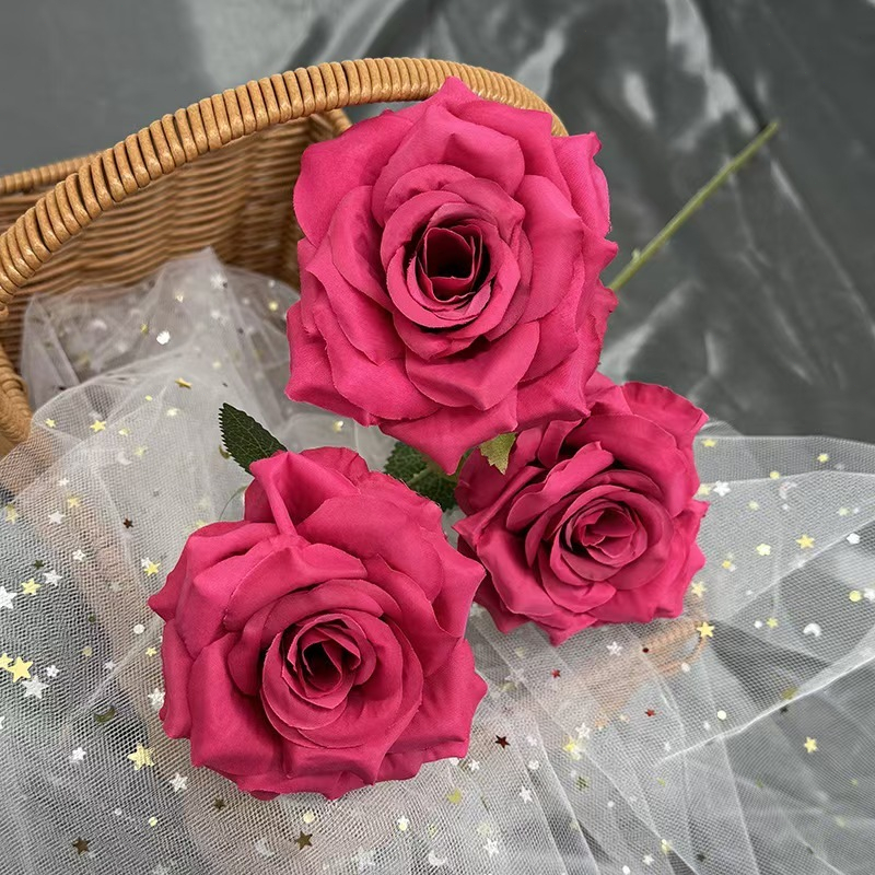 Jual BUKET BUNGA MAWAR 3 CABANG/Bunga Hias Mawar/Artificial Flower ...