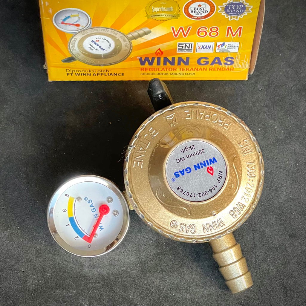 Jual Regulator Winn gas W68M SNI / regulator gas Winn gas / regulator ...