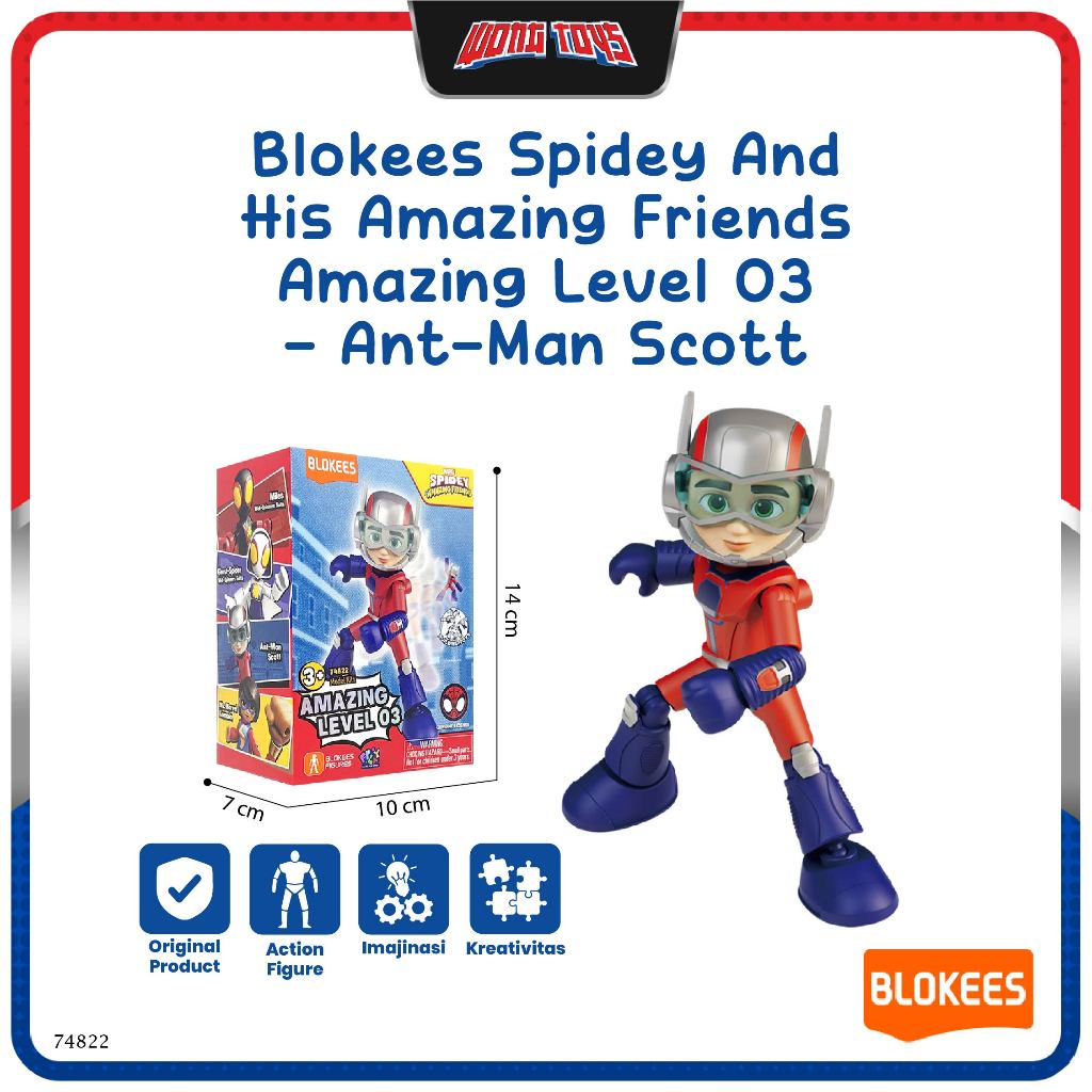 Jual Blokees Spidey And His Amazing Friends Amazing Level 03 (74822 ...