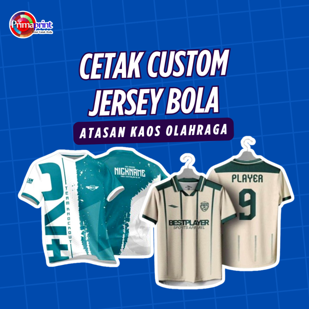 Jual Jersey Custom Nama Full Printing | Cetak Kaos Team Olahraga Bola ...