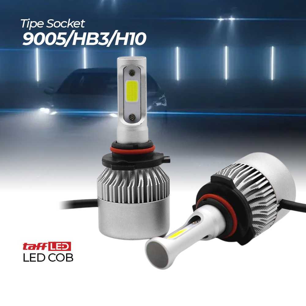 Jual Lampu Depan Mobil LED COB Headlamp 8000 Lumens IP65 Cool White ...