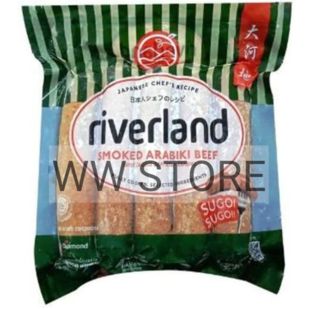 Jual Sosis daging sapi asap halal MUI JAPANESE CHEF'S RECIPE riverland ...