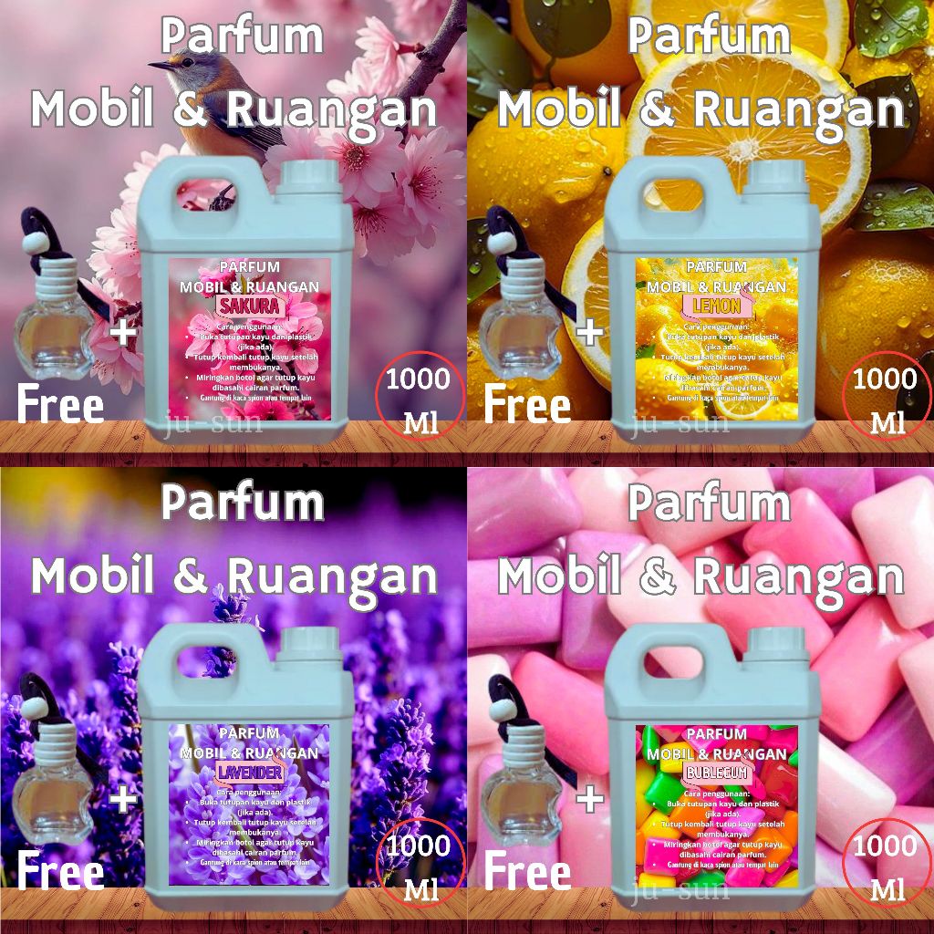 Jual PARFUM MOBIL DAN RUANGAN - REFIL ISI ULANG PARFUM MOBIL 1 LITER ...