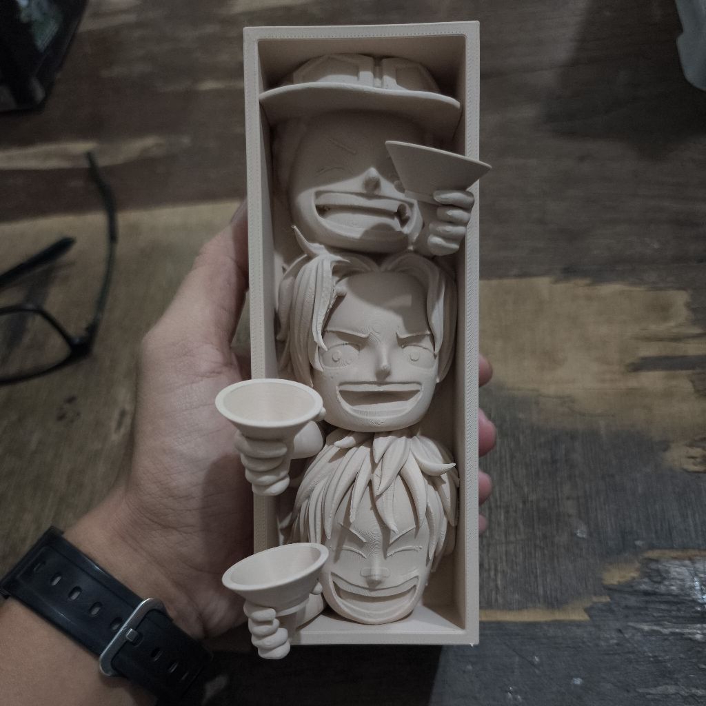 Jual MERCH ONE PIECE BOOK NOOK PENAHAN BUKU DISPLAY | Shopee Indonesia