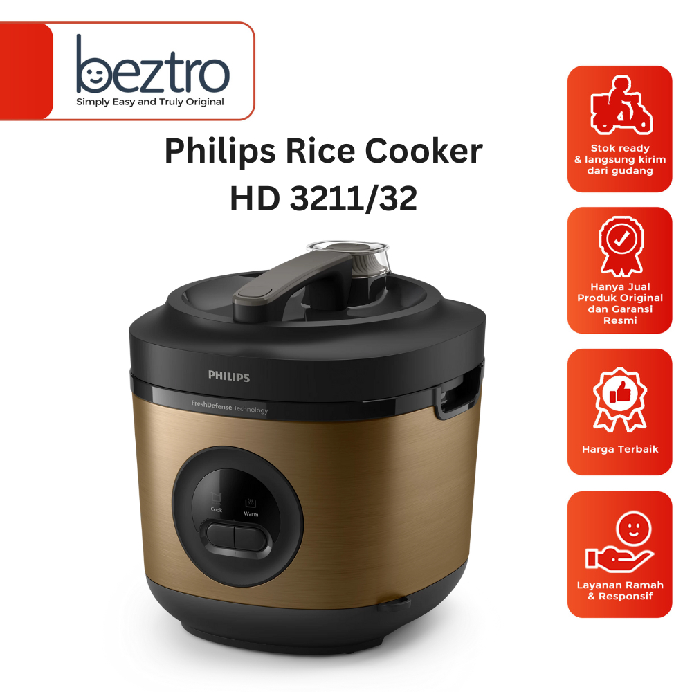 Jual Philips Rice Cooker 1.8 Liter HD 3211 - Magic Com 3 in 1 ...