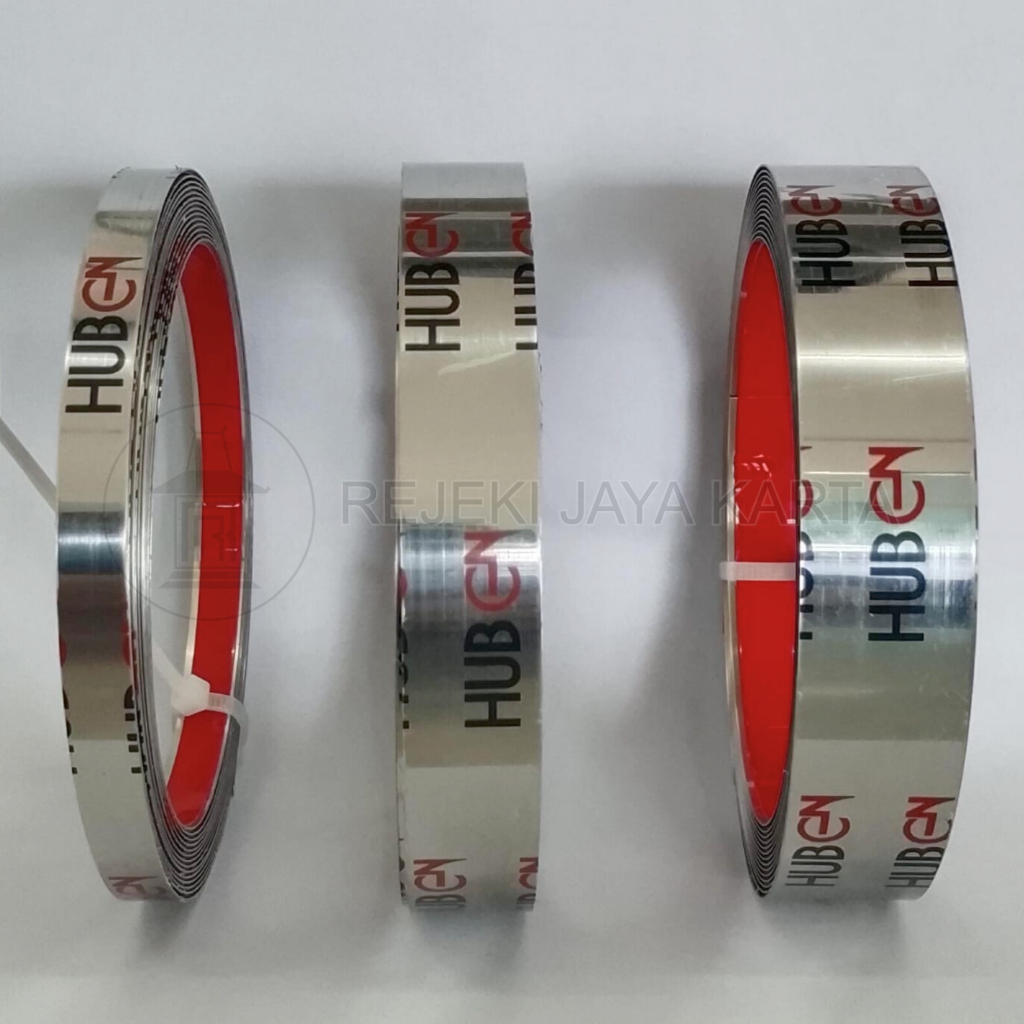 Jual Plat Strip Lis Sticker HUBEN Stainless Steel Mirror Silver Gold ...