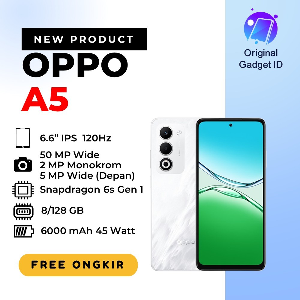 Jual OPPO A5 8GB/128GB & 8GB/256GB [ Military-Grade Shock Resistance ...