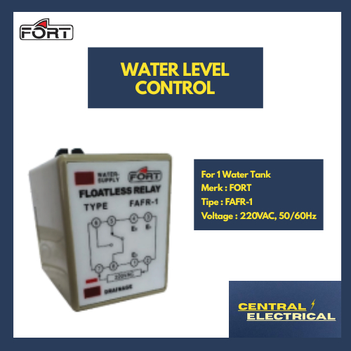 Jual FORT Water Level Control For 1 Water Tank 220VAC, 50/60Hz Merk ...