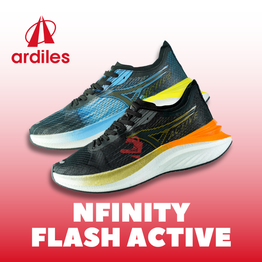 Jual Ardiles Nfinity Flash Active Sepatu Running Performance Unisex ...