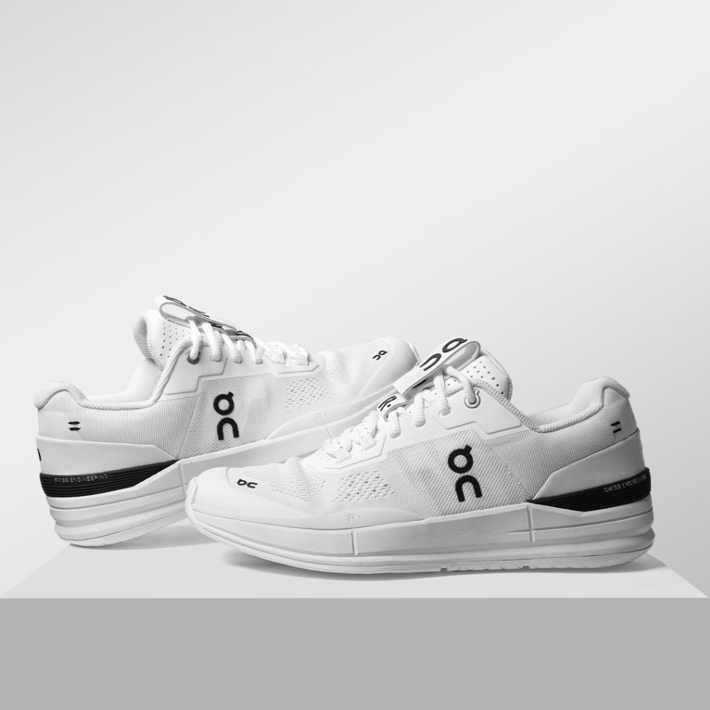 Jual Sepatu Tennis On Cloud Roger Federer White Black | Shopee Indonesia
