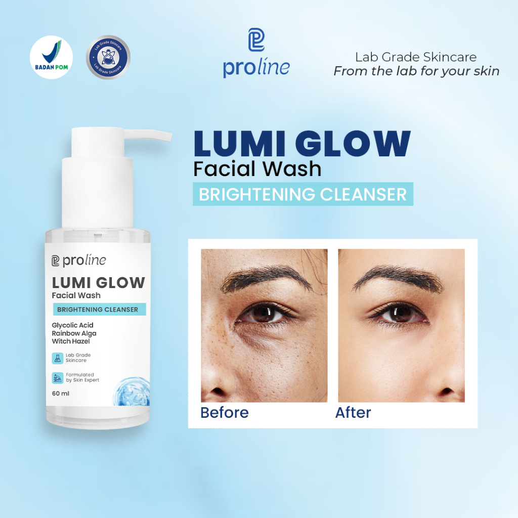 Jual [ PROMO ] Proline Lumi Glow Facial Wash Brightening Cleanser 60ml ...