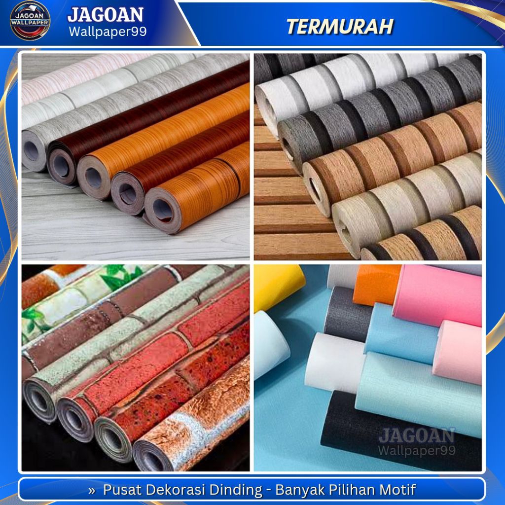 Jual Wallpaper Dinding Kayu Wallpaper Pintu Wallpaper Kayu Sticker Kayu ...