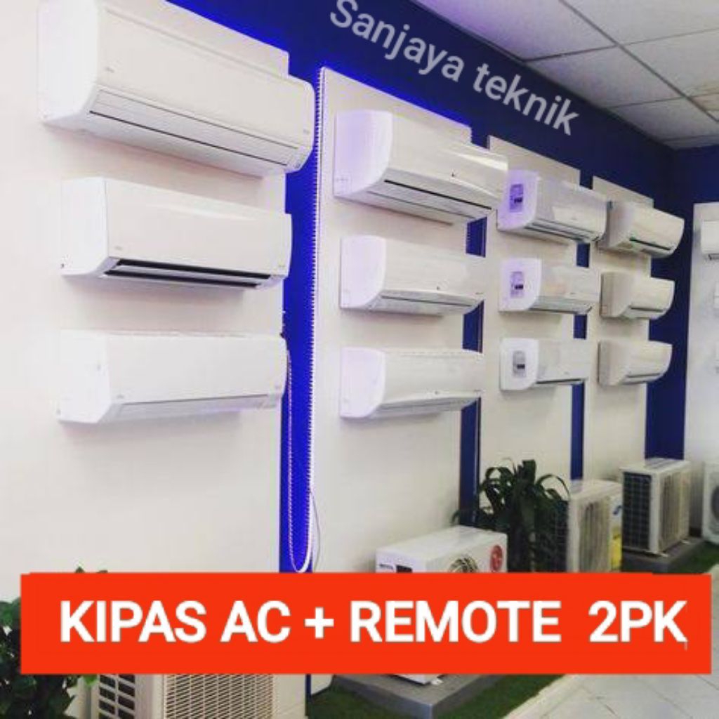 Jual Kipas angin model AC remote 2pk / Kipas angin AC / KIPAS angin ...