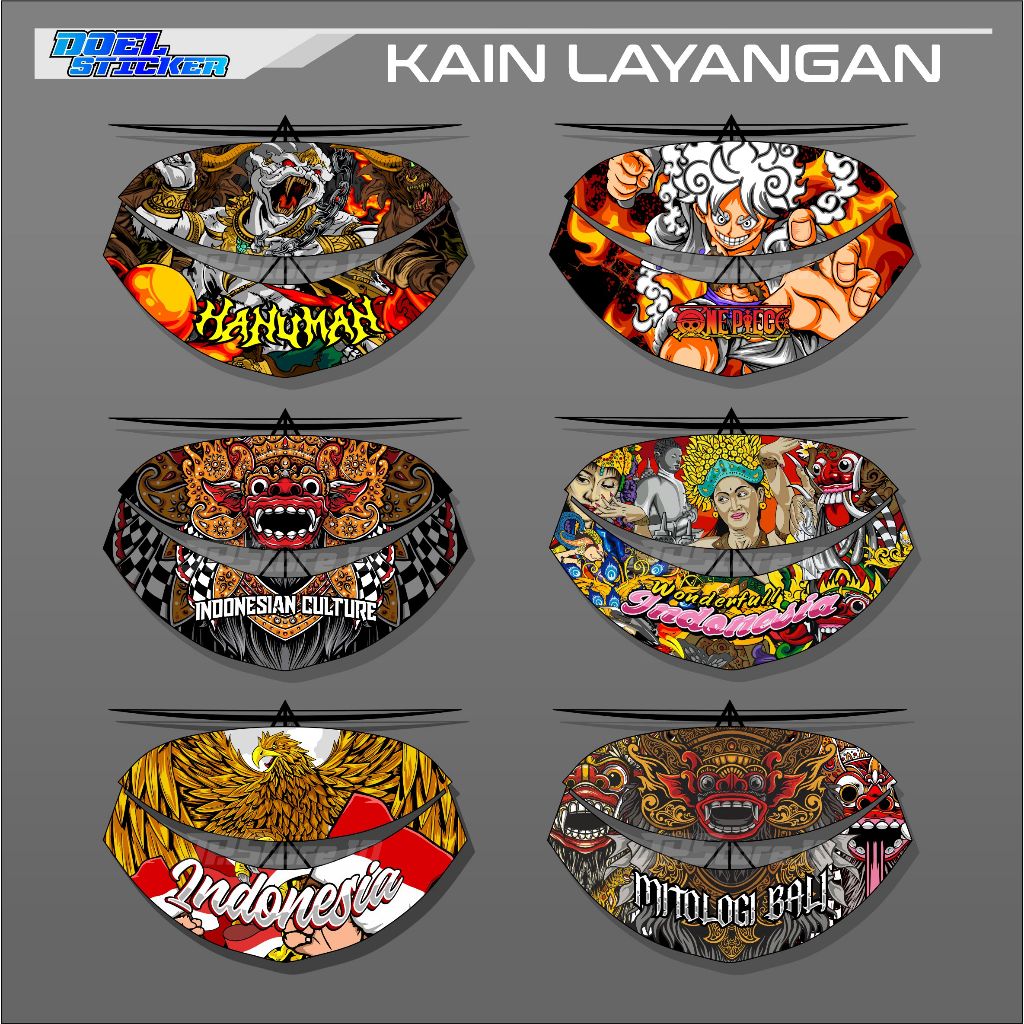 Jual Kain Layang Layang Full Printing Bahan Parasut Doel | Shopee Indonesia