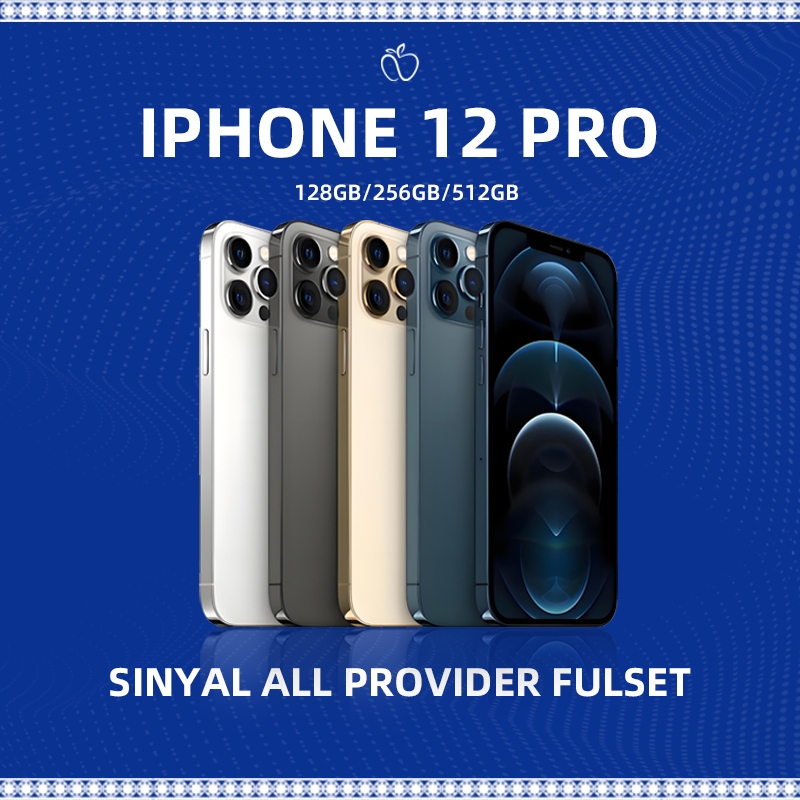 Jual SPayLater BC iPhone 12 Pro IMEI Terdaftar 128 256GB Bekas Original 100% Sceond iPhone ...